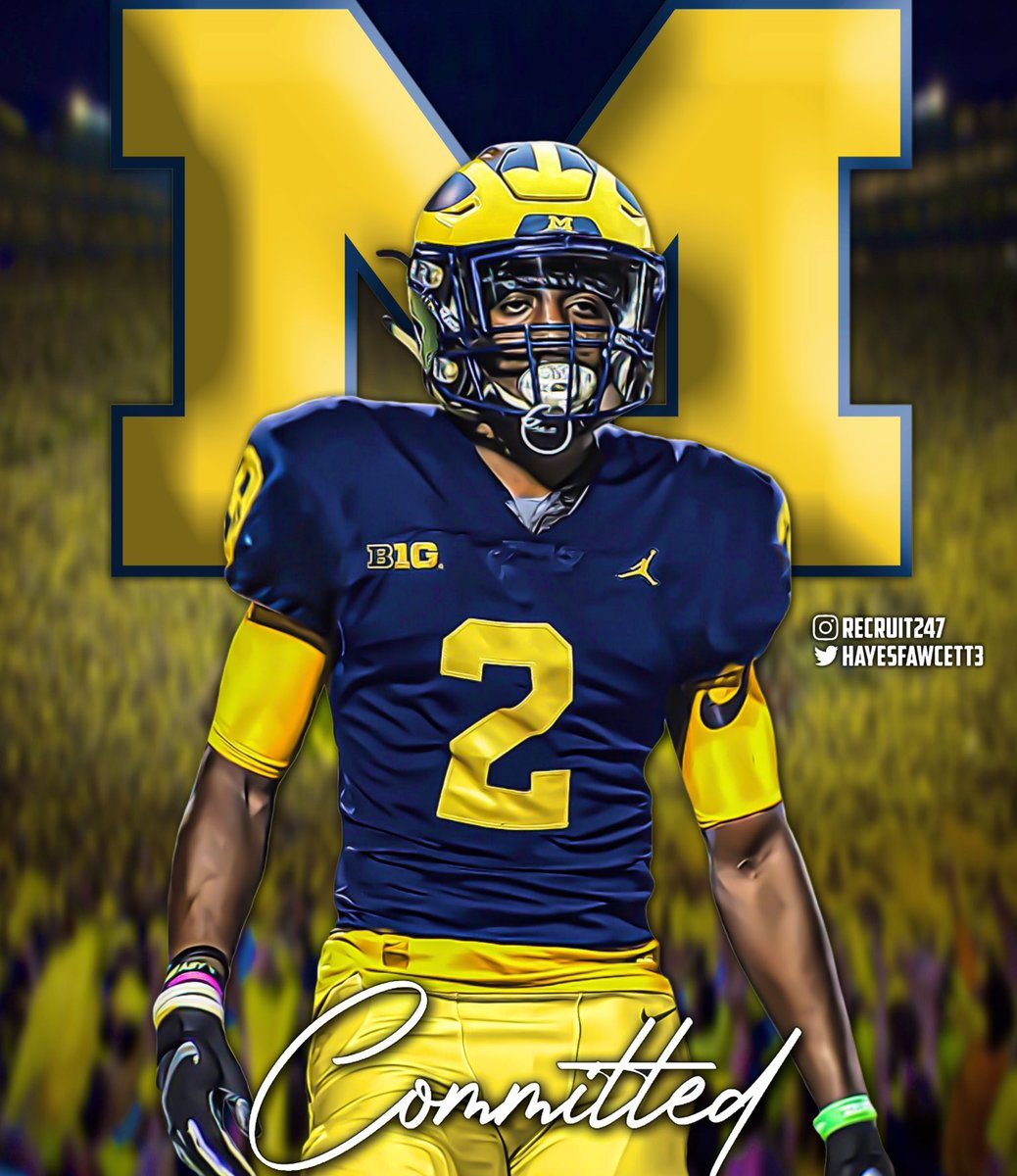 2021 3* RB Tavierre Dunlap commits to Michigan : r/CFB