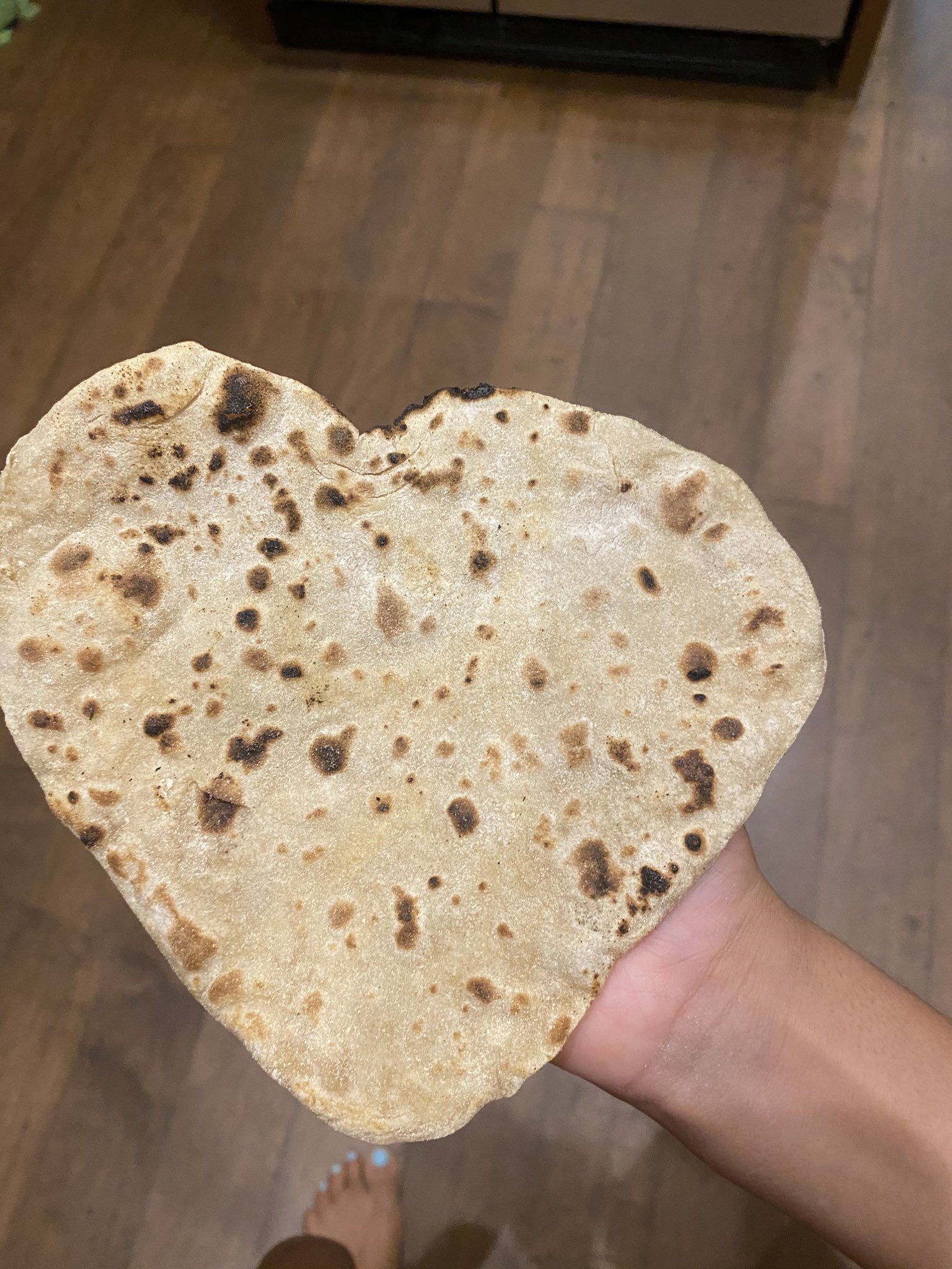Heart Shaped Indian Food
