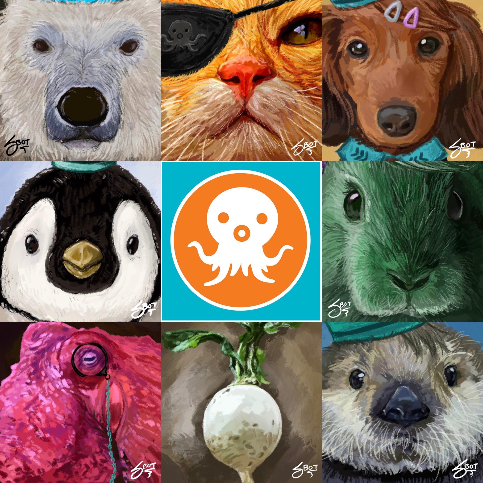 Octonauts Barnacles Dashi Kwazii Peso Tweak Shellington 8pcs Octonauts