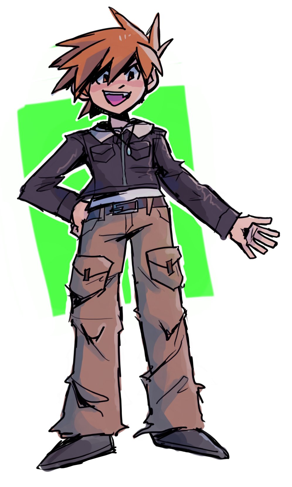 Pokemon Blue Character Boy