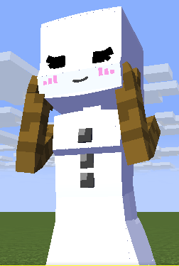 Minecraft Snow Golem Girl Skin