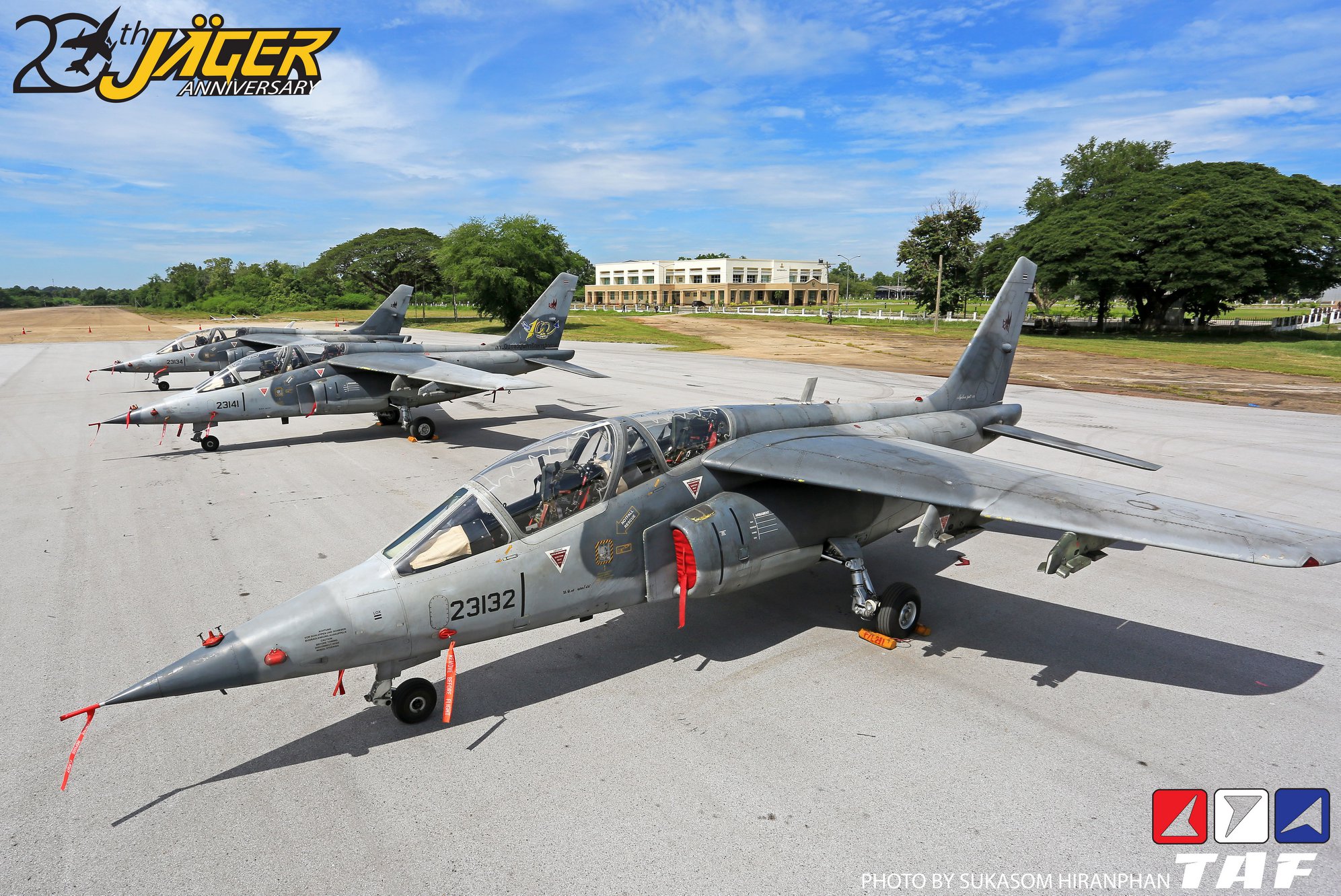AAG_th on Twitter: "🇩🇪AAG_th บันทึกประจำวัน: พิธีครบรอบ ๒๐ปี เครื่องบินโจมตี Alpha Jet ...