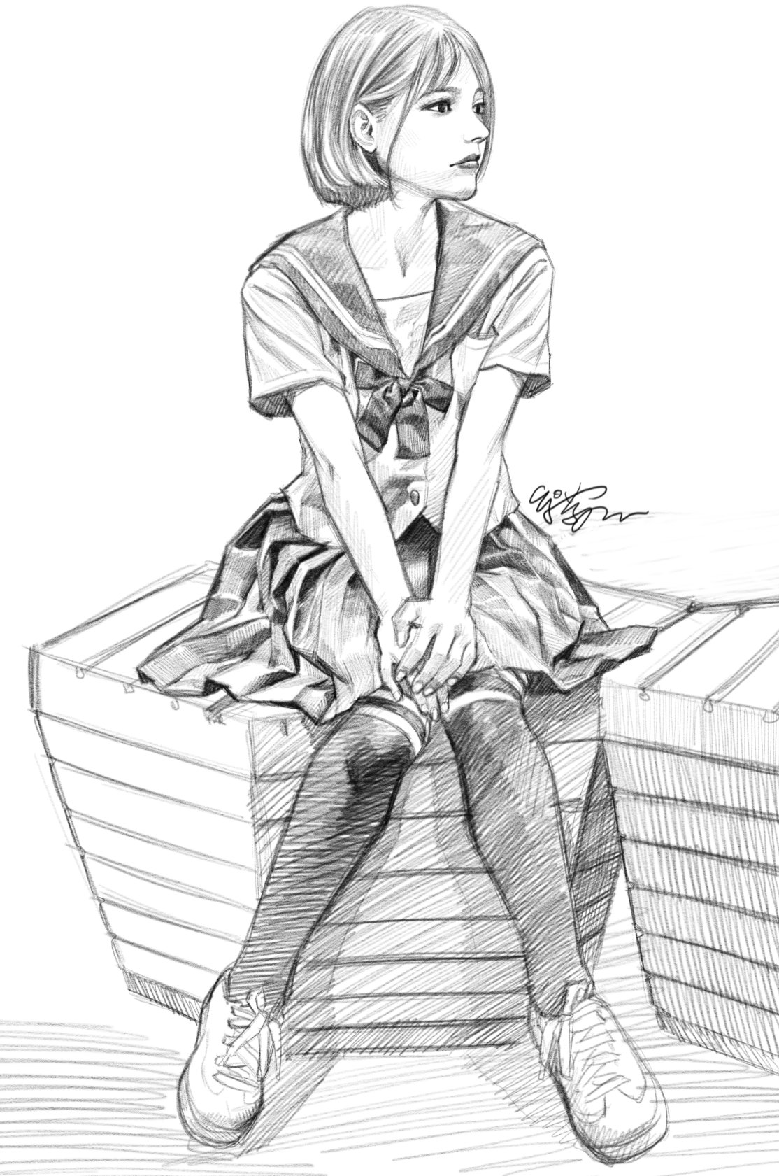 Anime Sitting Reference