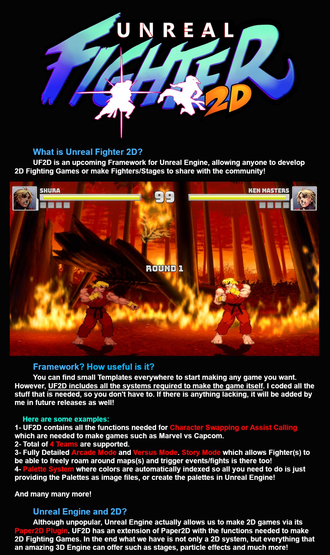 Leon's Framework Shop on Twitter: "Ever wanted to make a 2D Fighting Game? Welcome then! Unreal ...