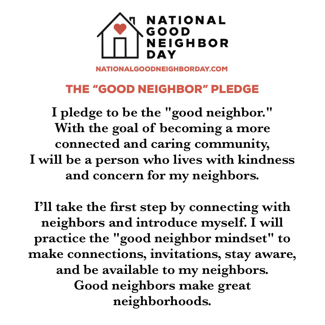 Being A Good Neighbor Quotes