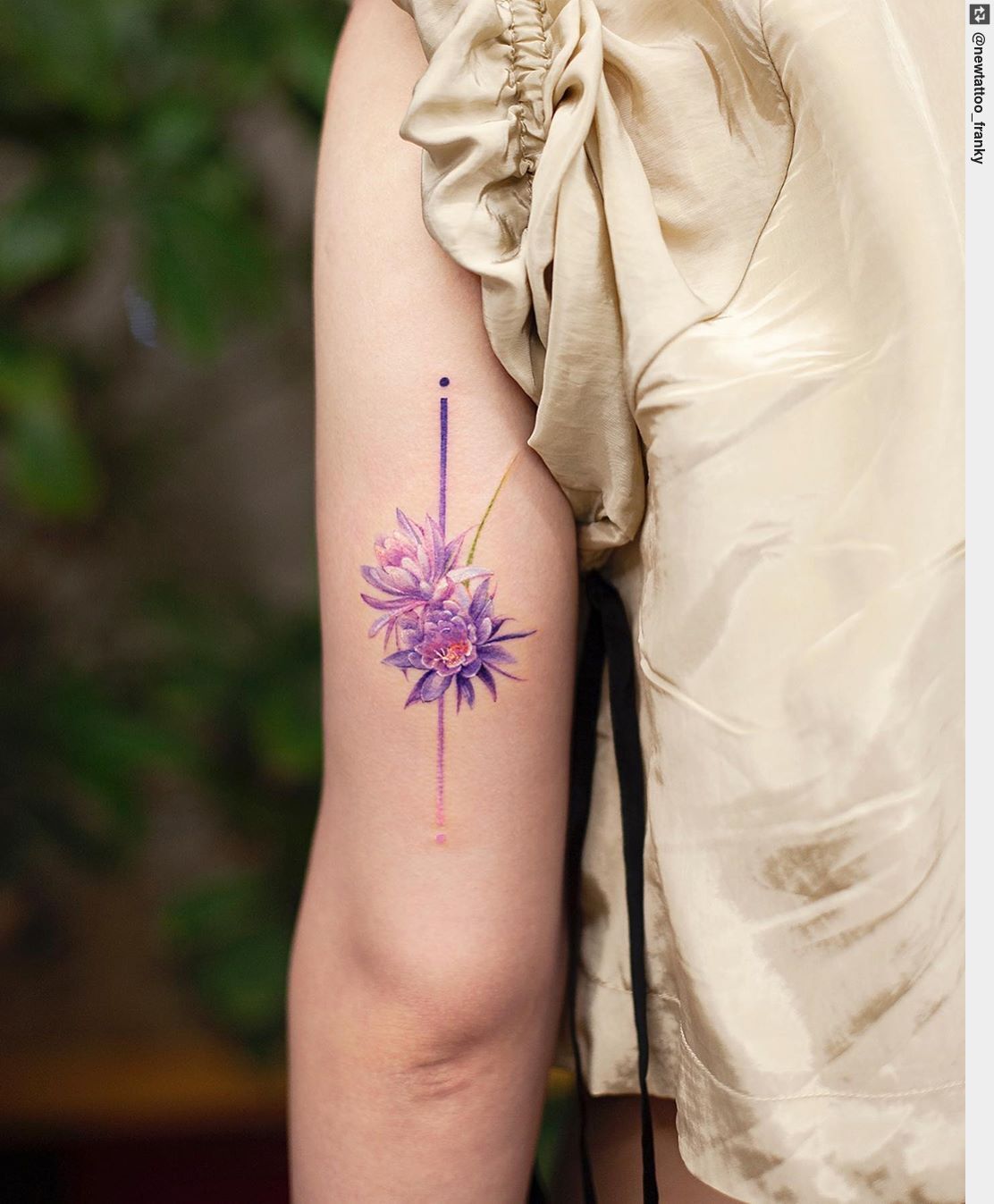 Flower Frame Tattoo