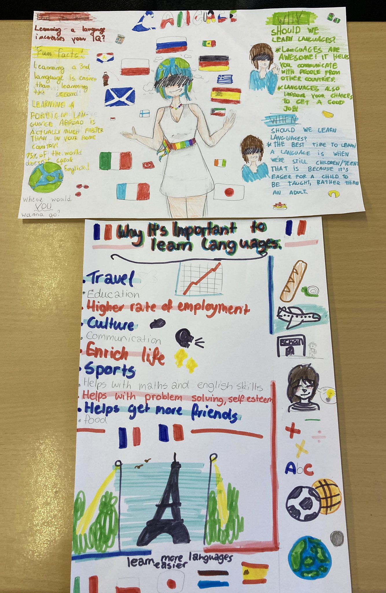 Lourdes Languages on Twitter: "Fantastic poster making effort from our ...