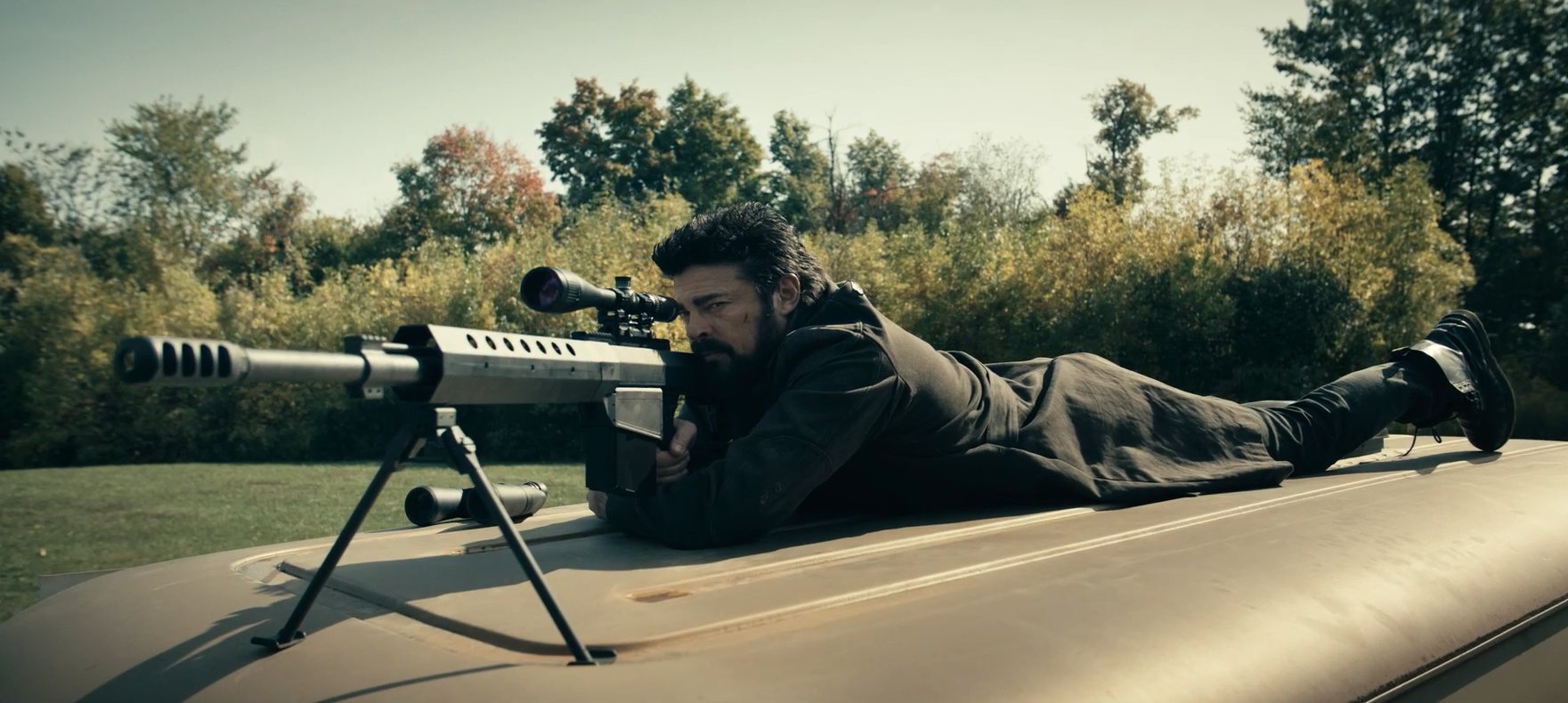 50 Caliber Sniper Rifle Shot