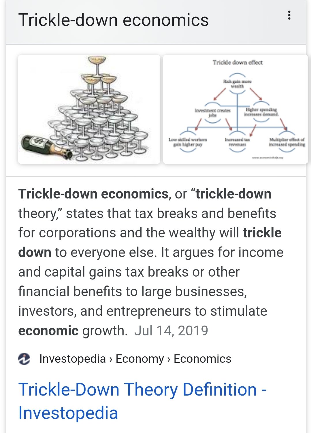 Trickle Down Effect