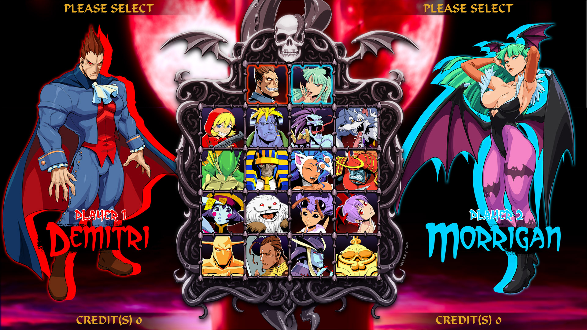 Darkstalkers Character Select