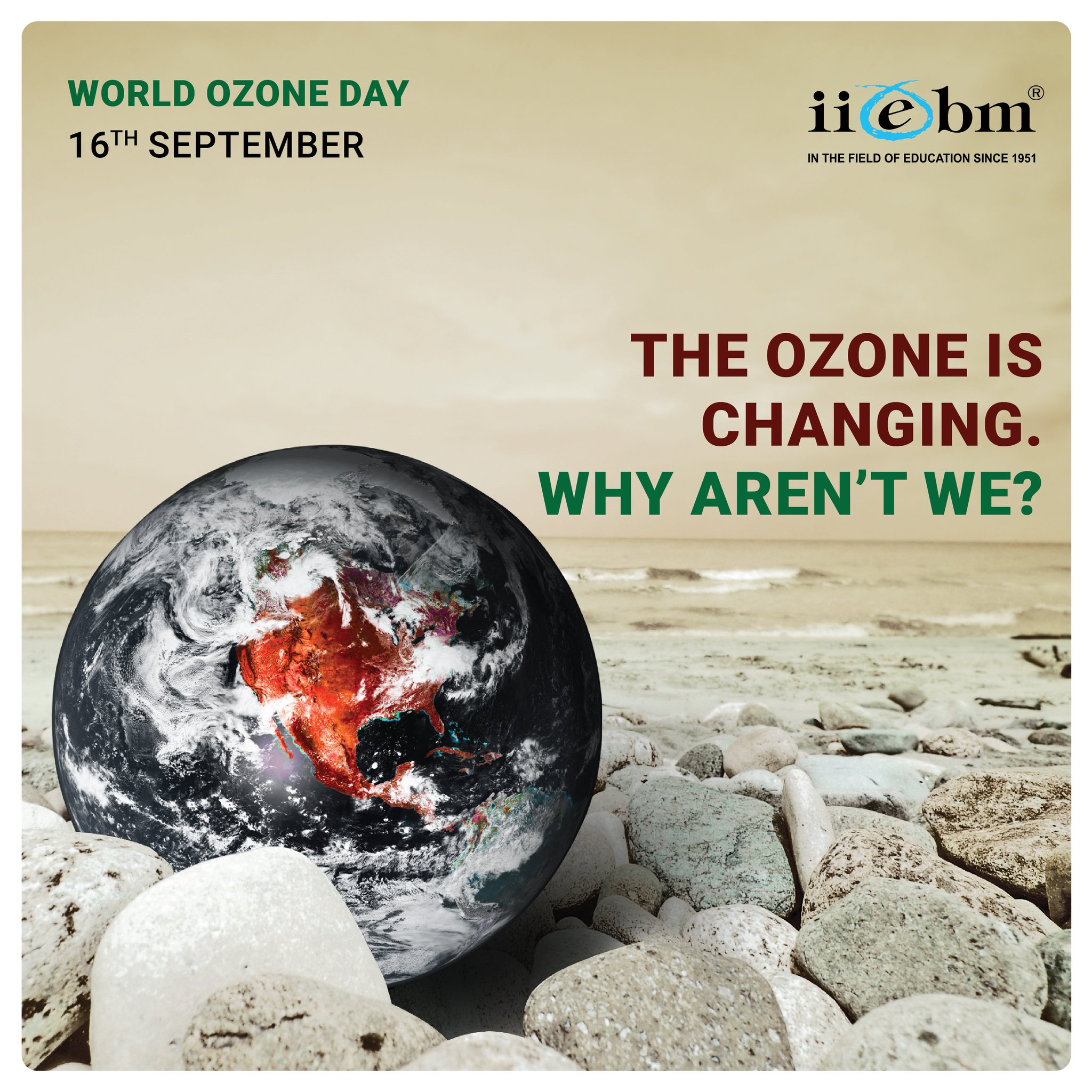 IIEBM on Twitter: "Today, on #WorldOzoneDay, let us come together to ...