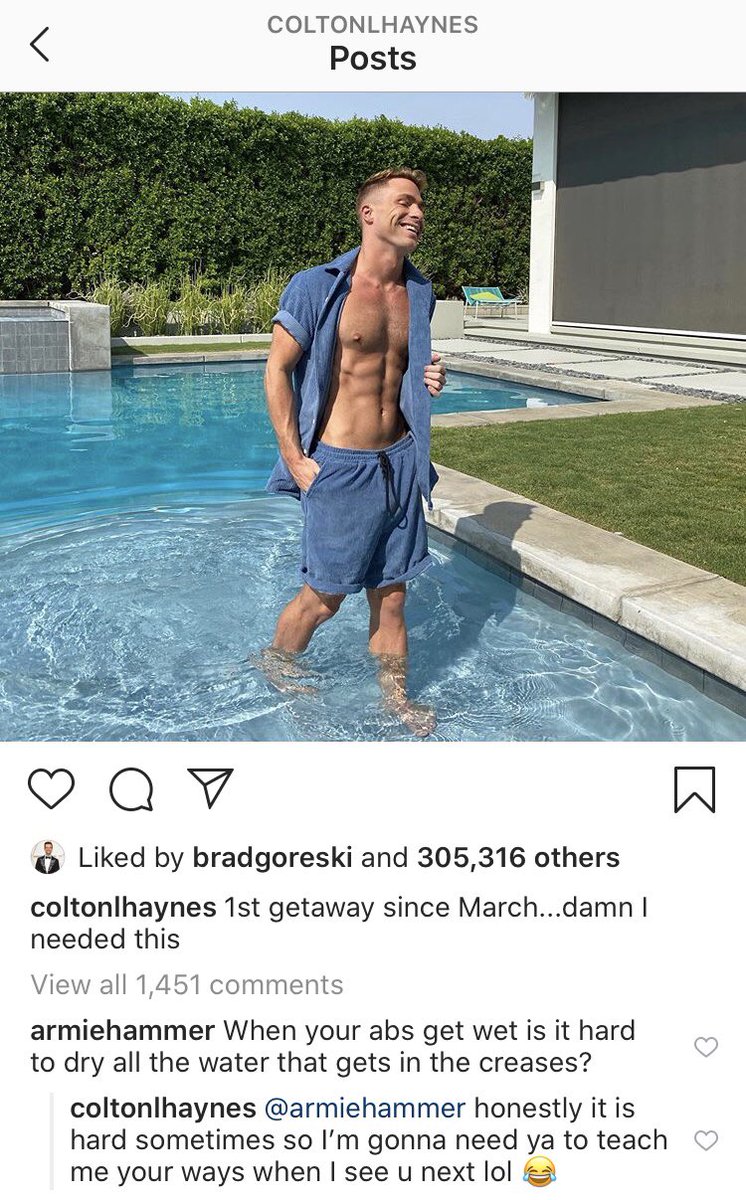 Colton Haynes Abs