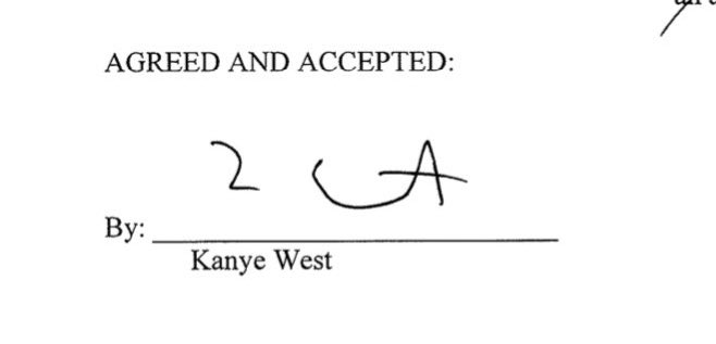 Kanye West Signature