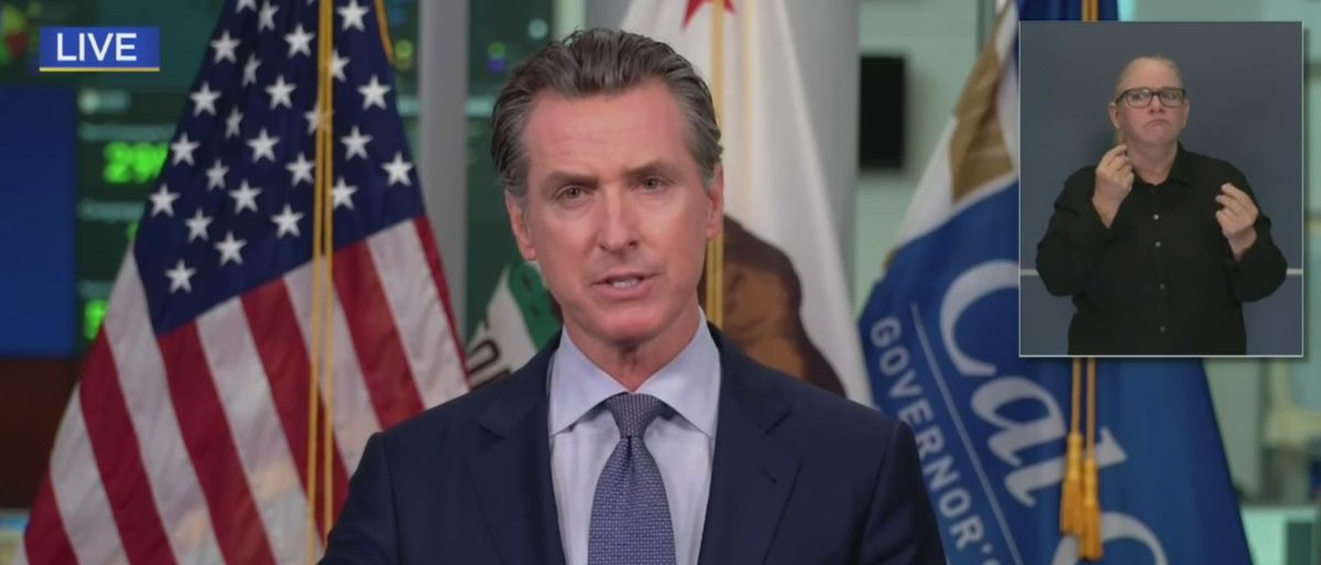 Live California Gov Gavin Newsom Holds News Briefing To Update The