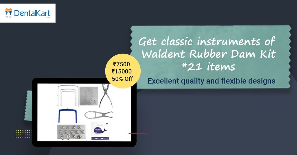 Dentalkart on Twitter: "Start isolation in your daily dental practices with our Walden Rubber ...