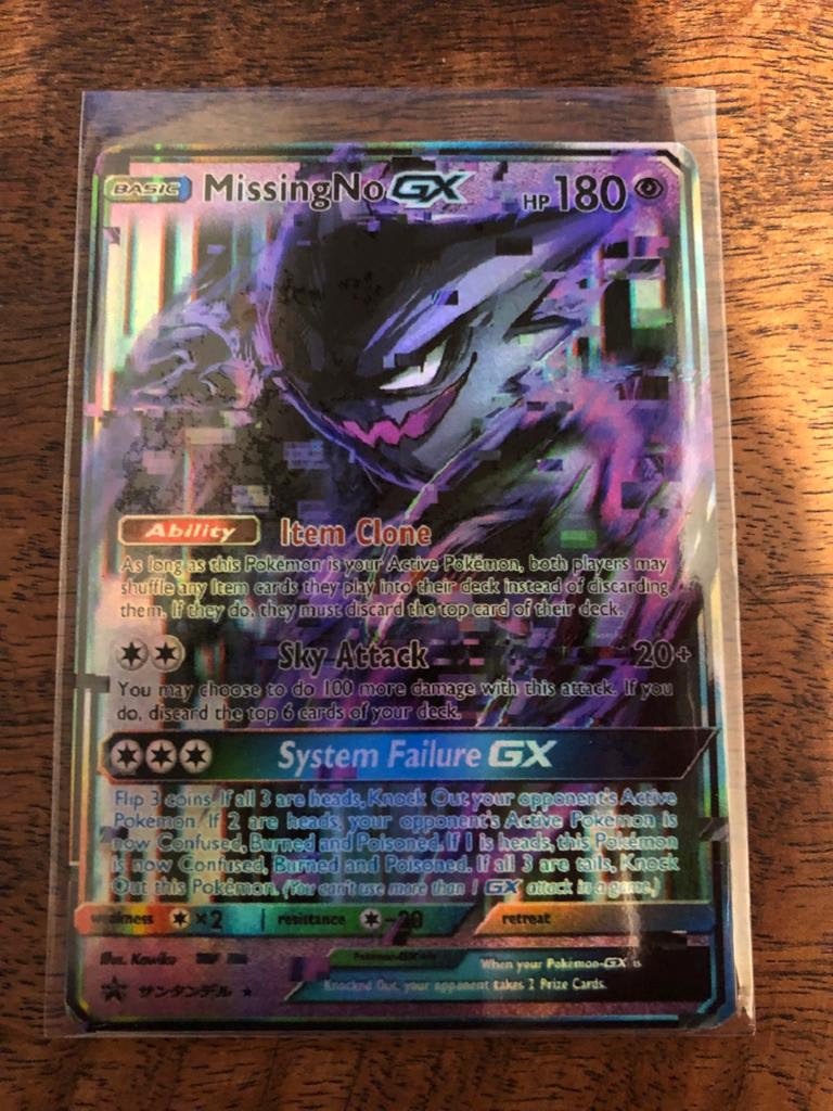 Missingno Pokemon Card