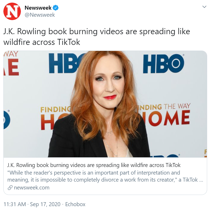 Book Burning Harry Potter