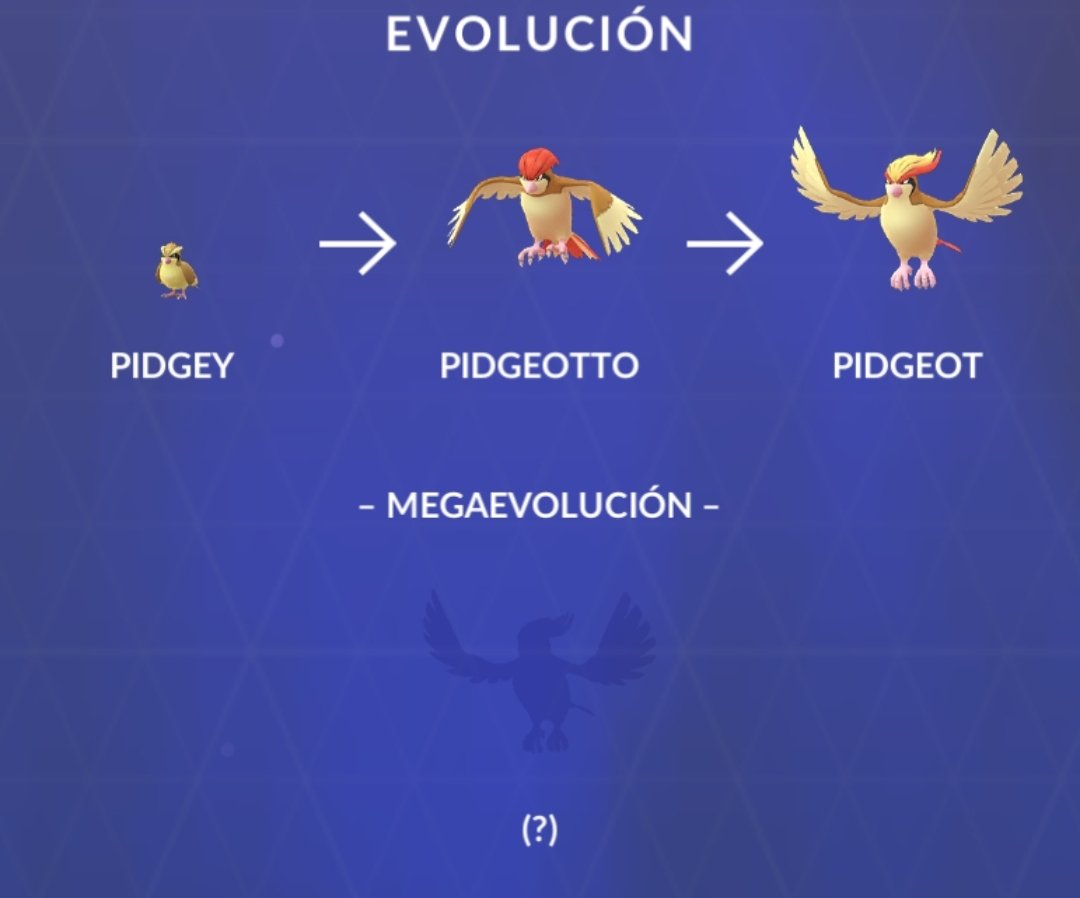Evolución De Pokemon Pidgeotto