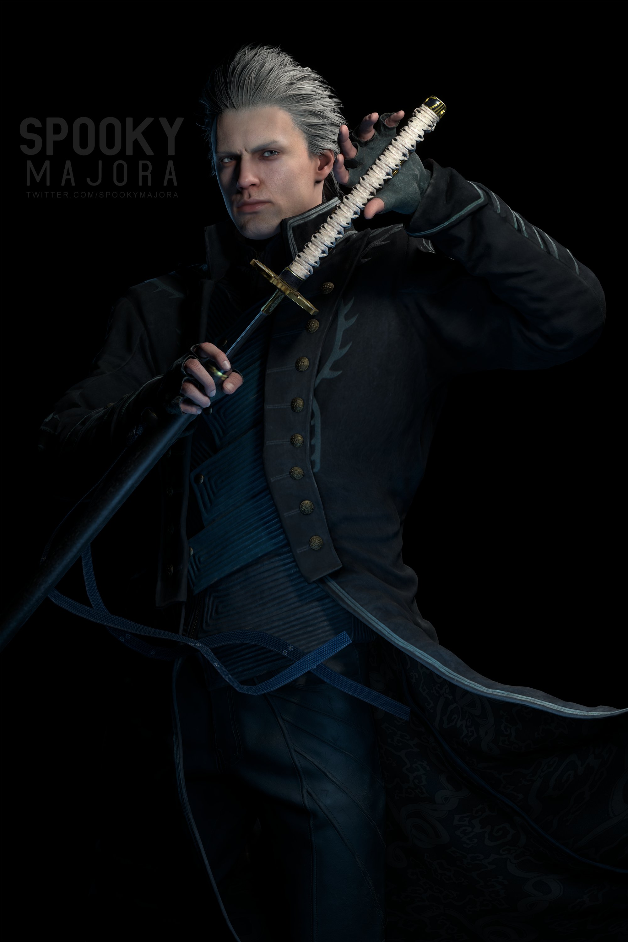 Vergil Devil May Cry Render