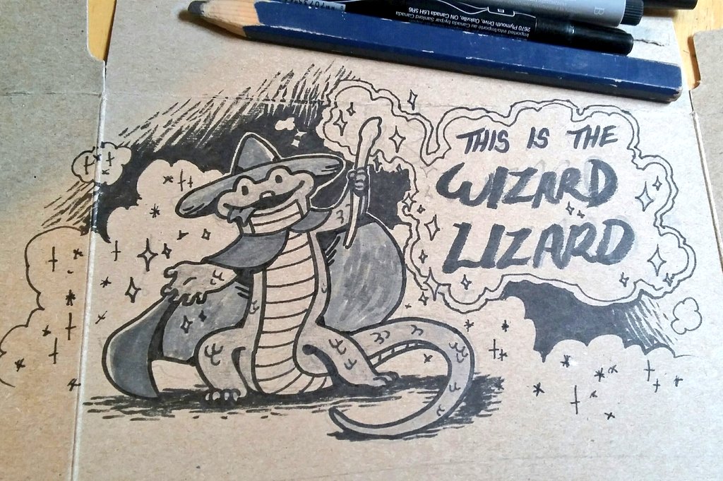 「Wizard Lizard or Lizard Wizard? 」STOVEの漫画