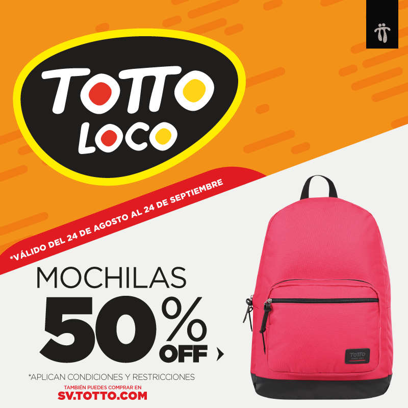 Venta > promociones totto > en stock