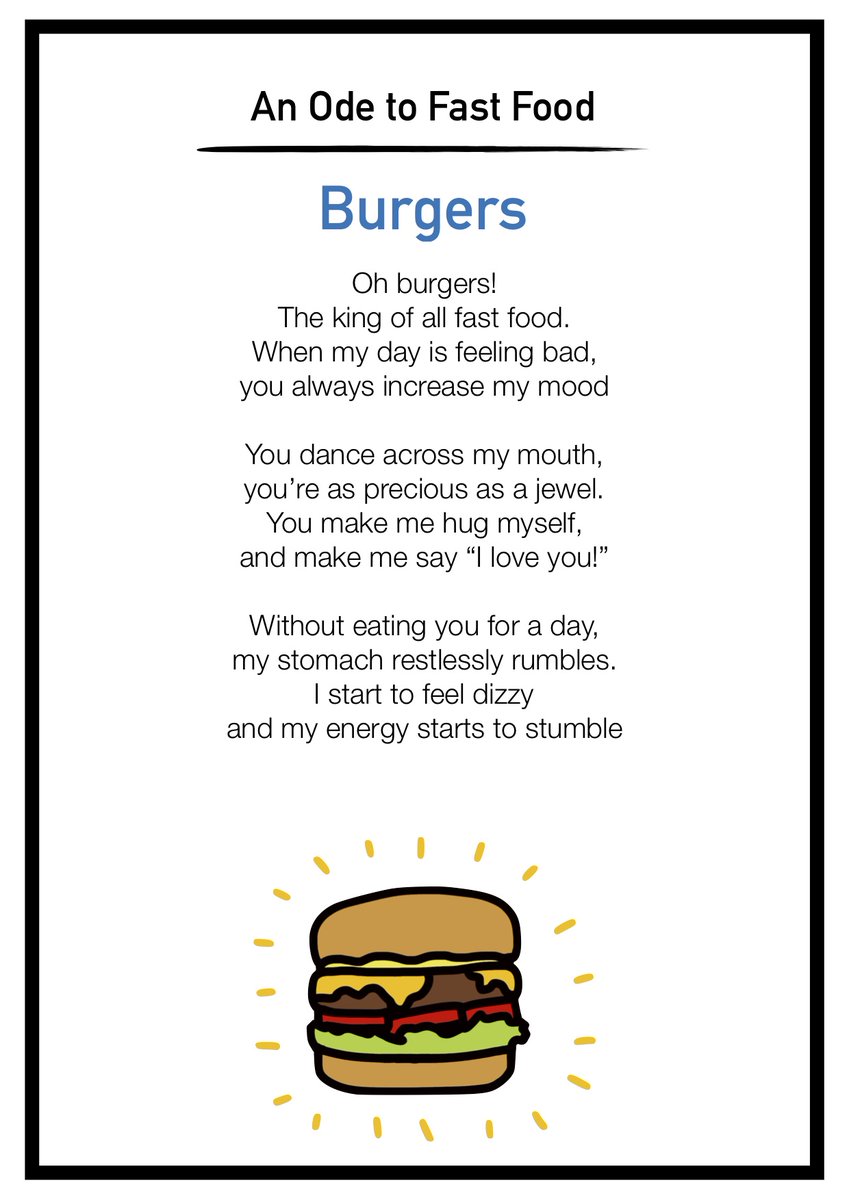 Ode Poems About Food