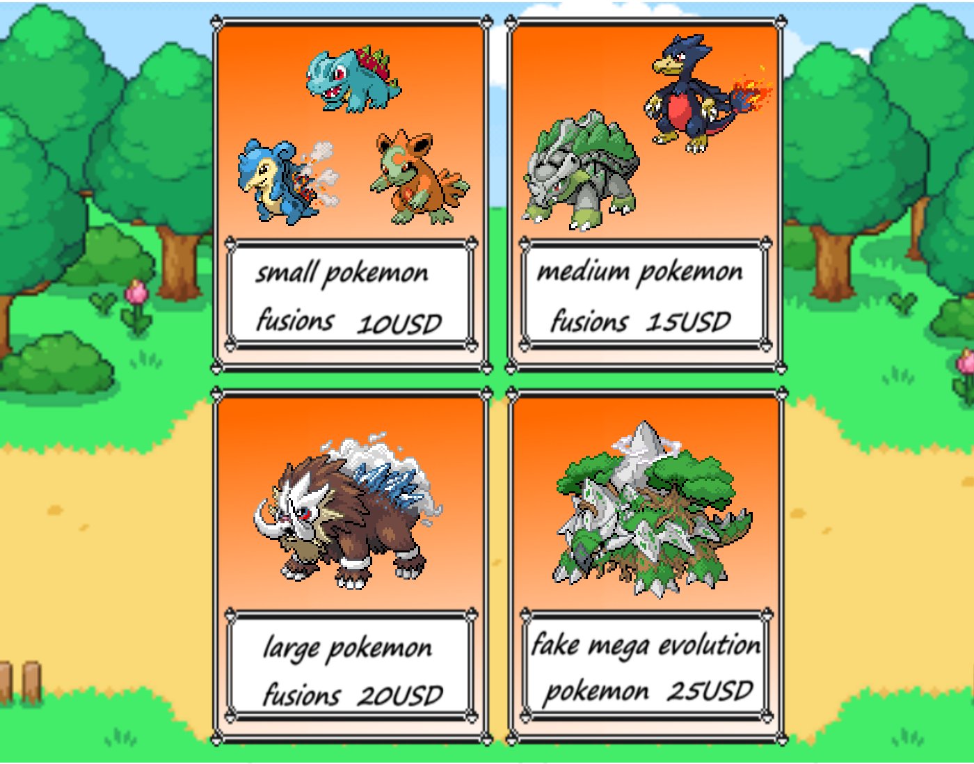 Mega Evolution Model Sheet