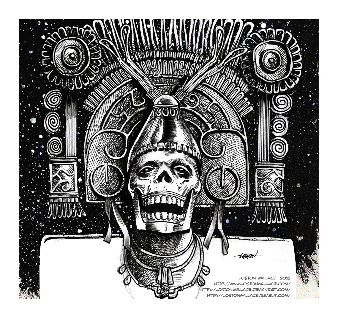 Mayan God Of Death Symbol