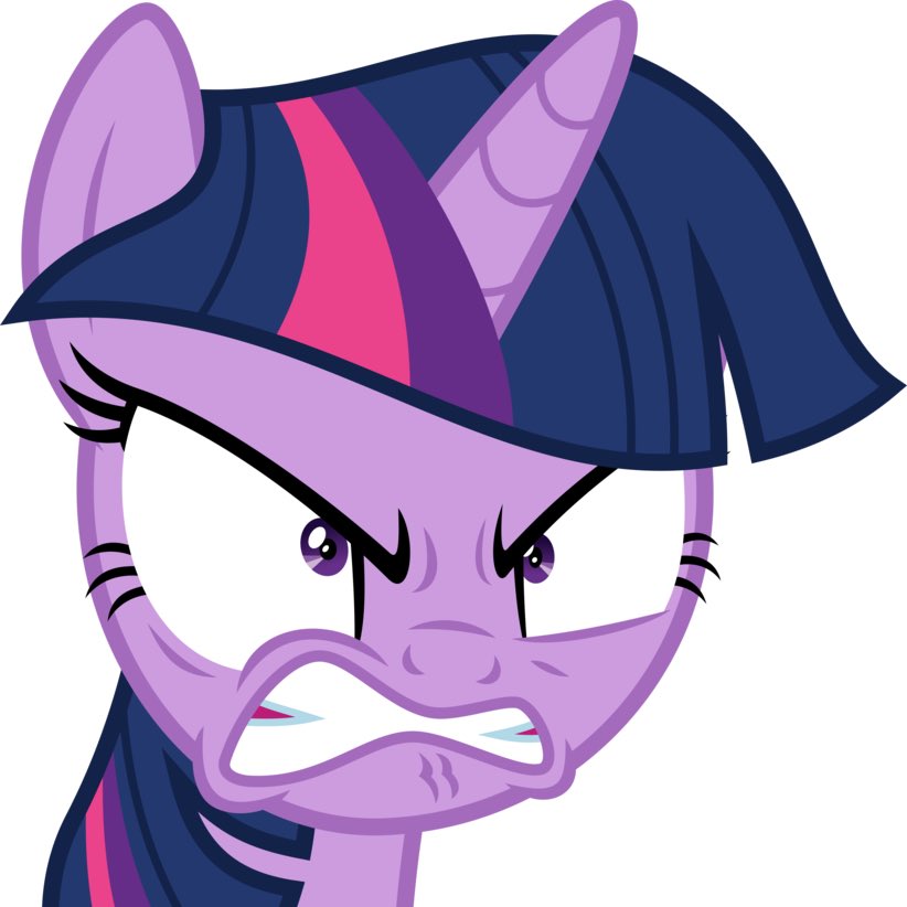 Twilight Sparkle Serious Face