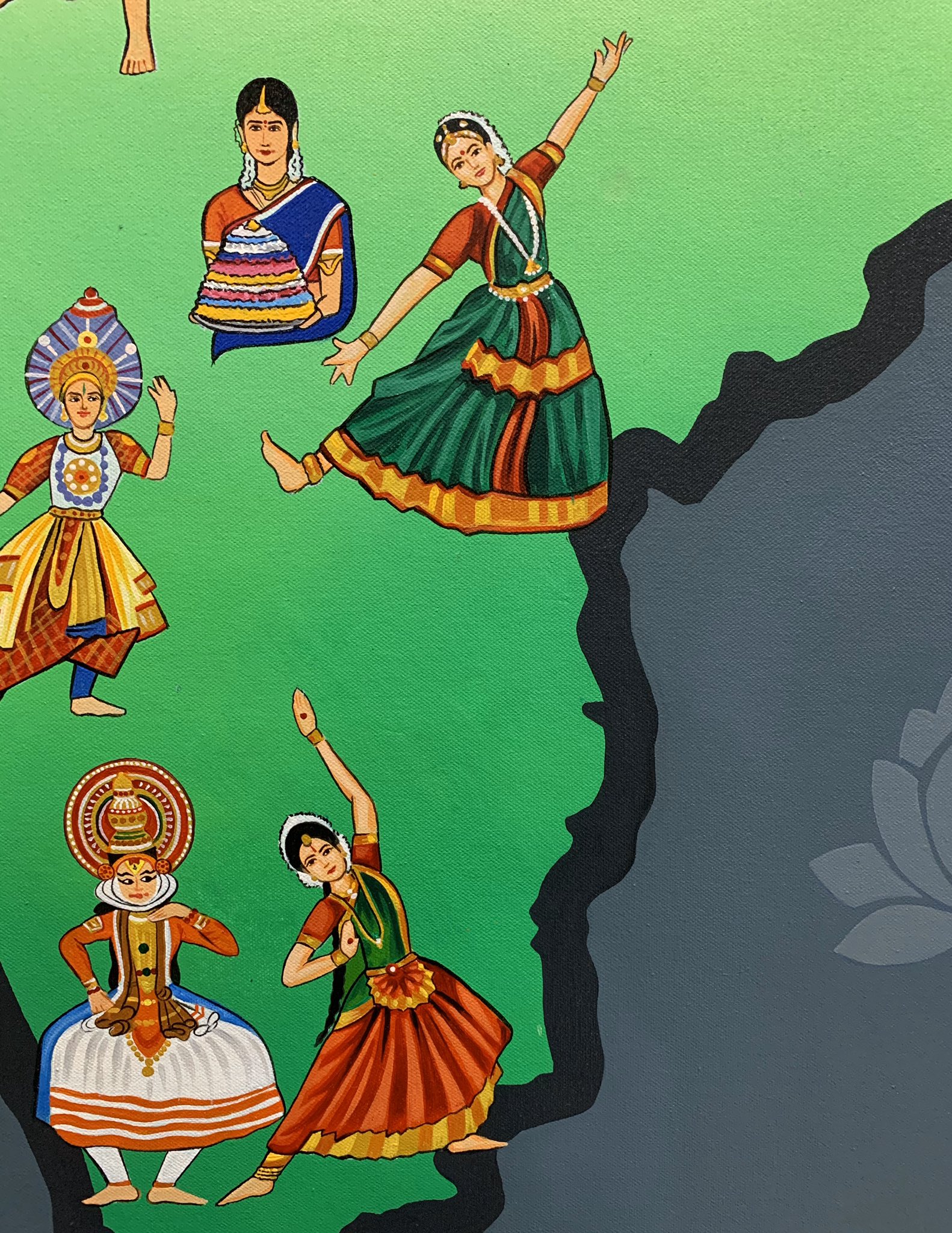 Indian Dance Forms Clipart