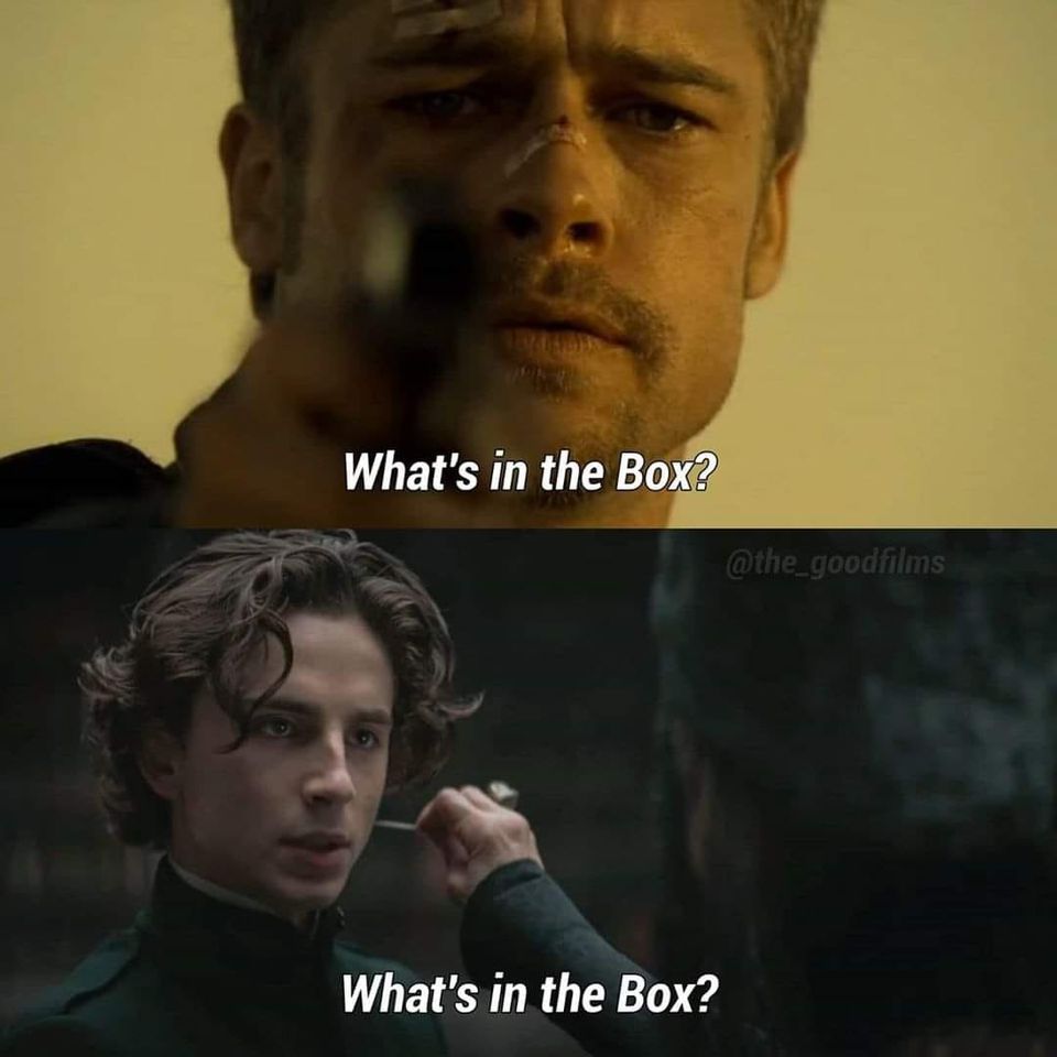Se7en Box Memes WHAT'S IN THE BOX!? : R/memes