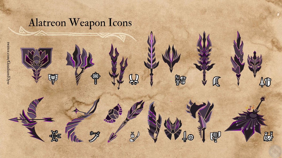 Alatreon Weapons