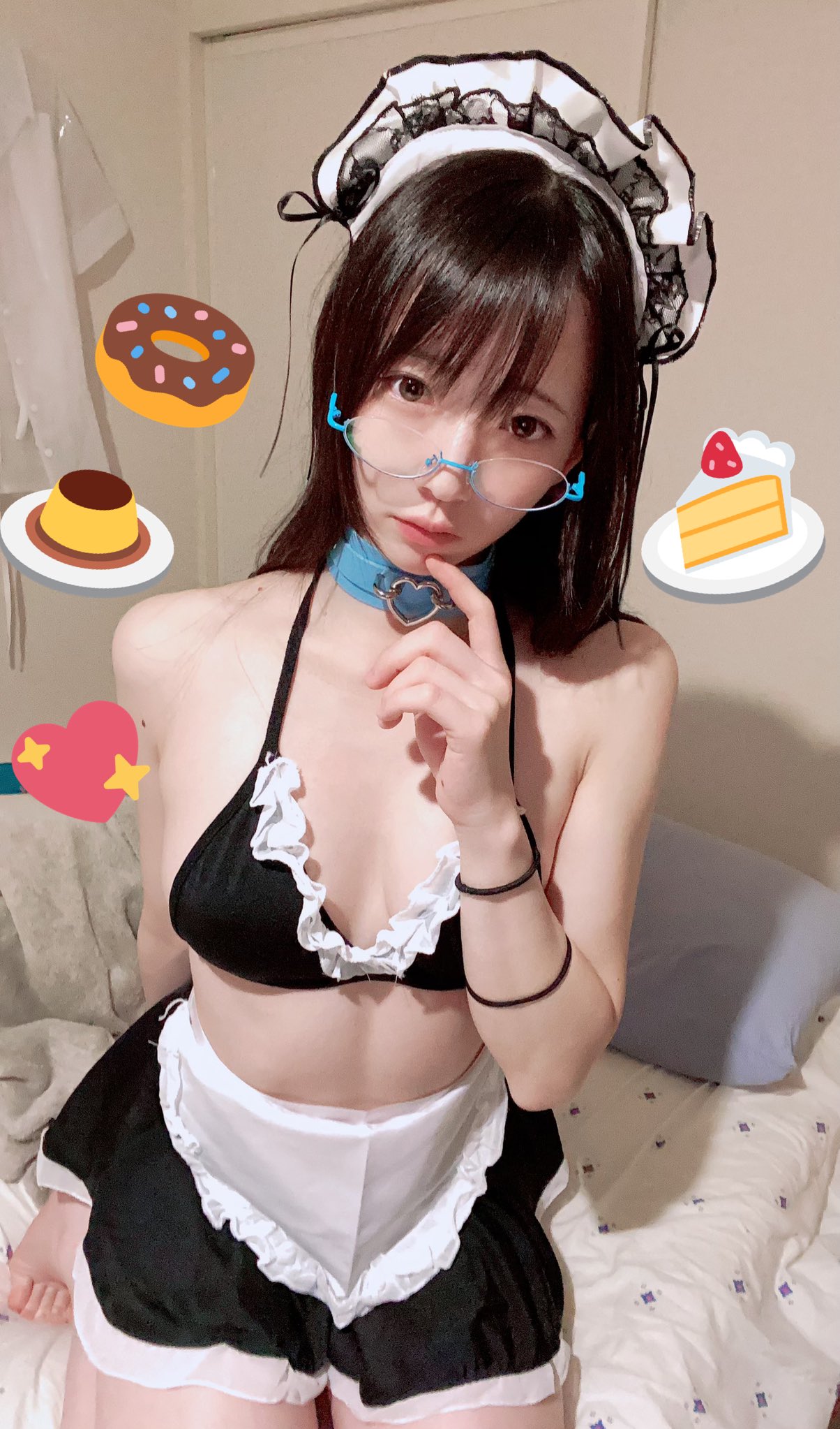 うたたね翠🌙.*· Utatane Sui🐇🤍⋆͛ on Twitter: "かわいいの頂きました！ おやつのことばかり考えてるメイド 🍪🍫🍭🍮🍰🍦(´,,•﹃ •,,`) https://t ...