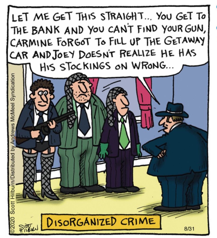 Disorganized Cartoon
