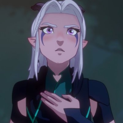 Anime Girl With Markings