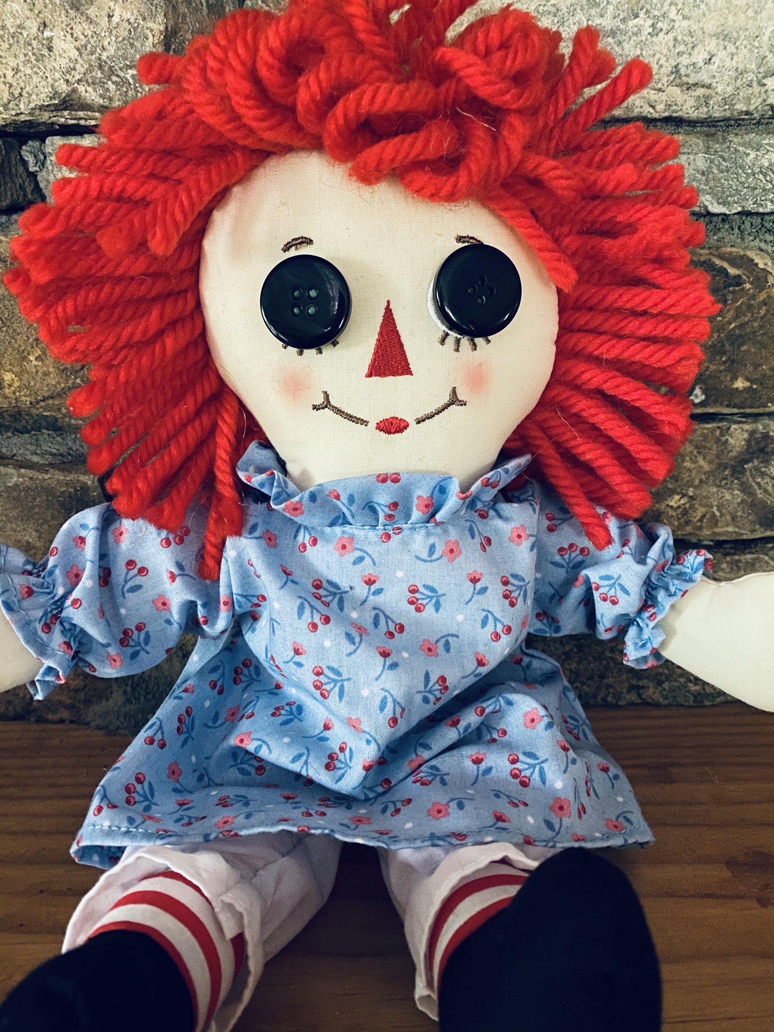 Ragdoll Doll Button Eyes