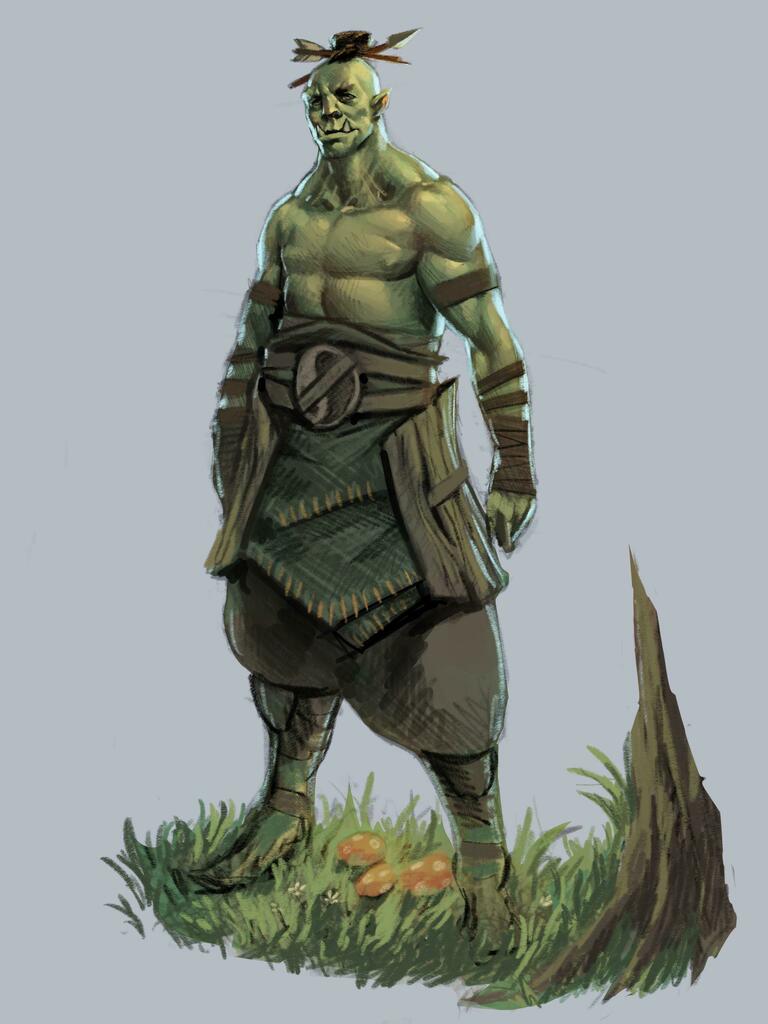Half Orc Monk