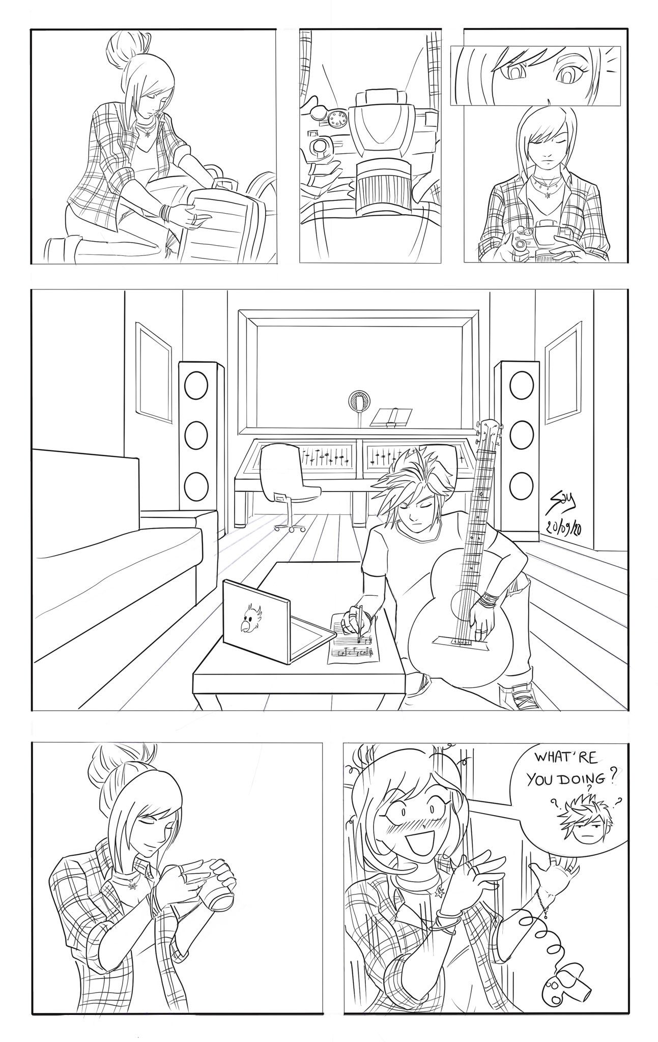 Jay - Commissions open (2 slots) on Twitter: "Comic page for @mayelisa13 ‘s Cruel Summer ...