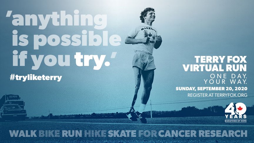 Terry Fox Marathon Of Hope Poster