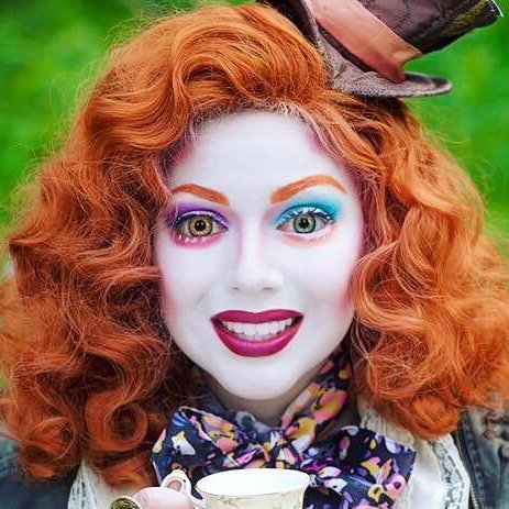 Female Mad Hatter Makeup