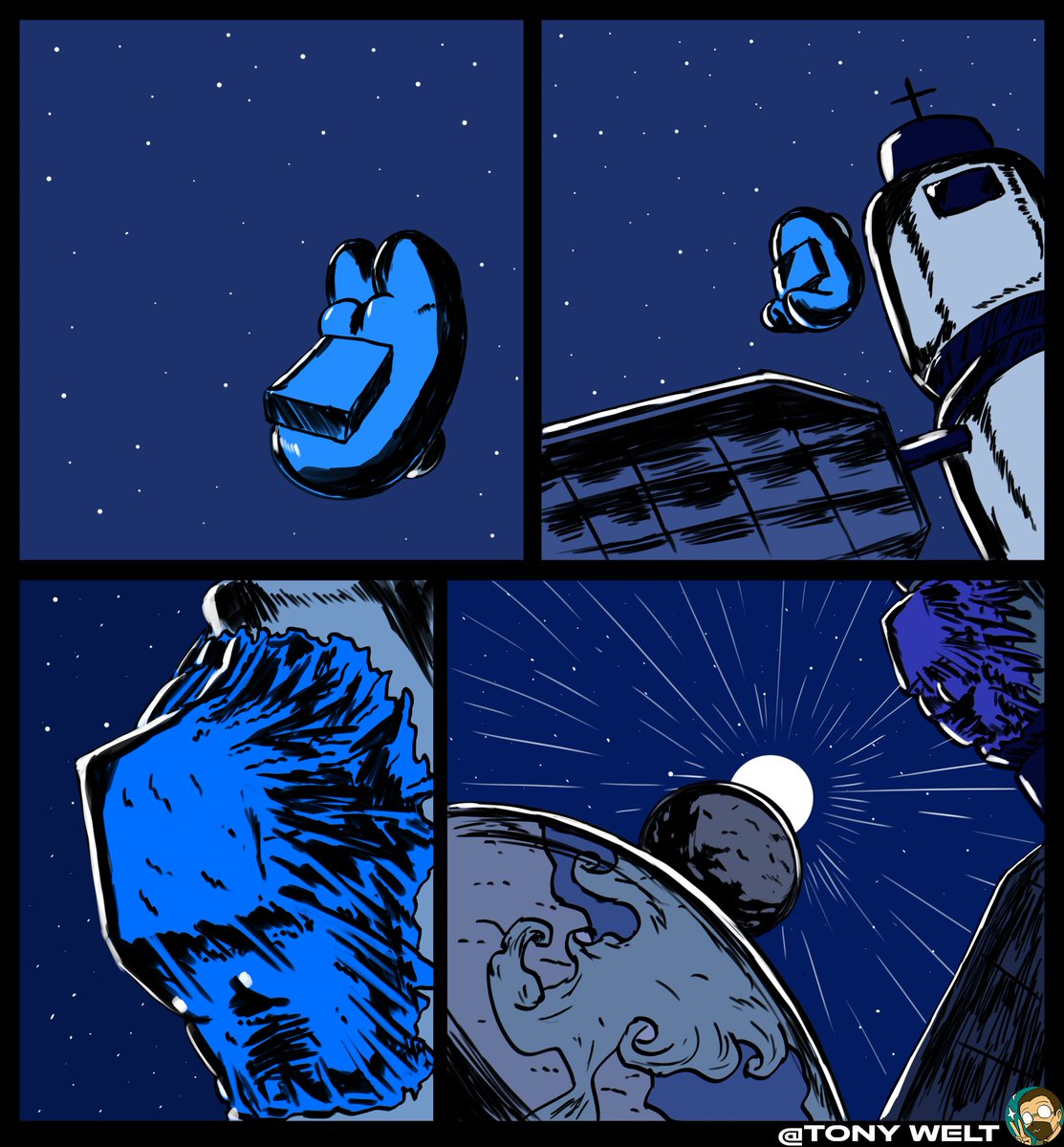 「METAMORPHOSIS ? #AmongUs #amongusfanart」| Tony_Welt の漫画