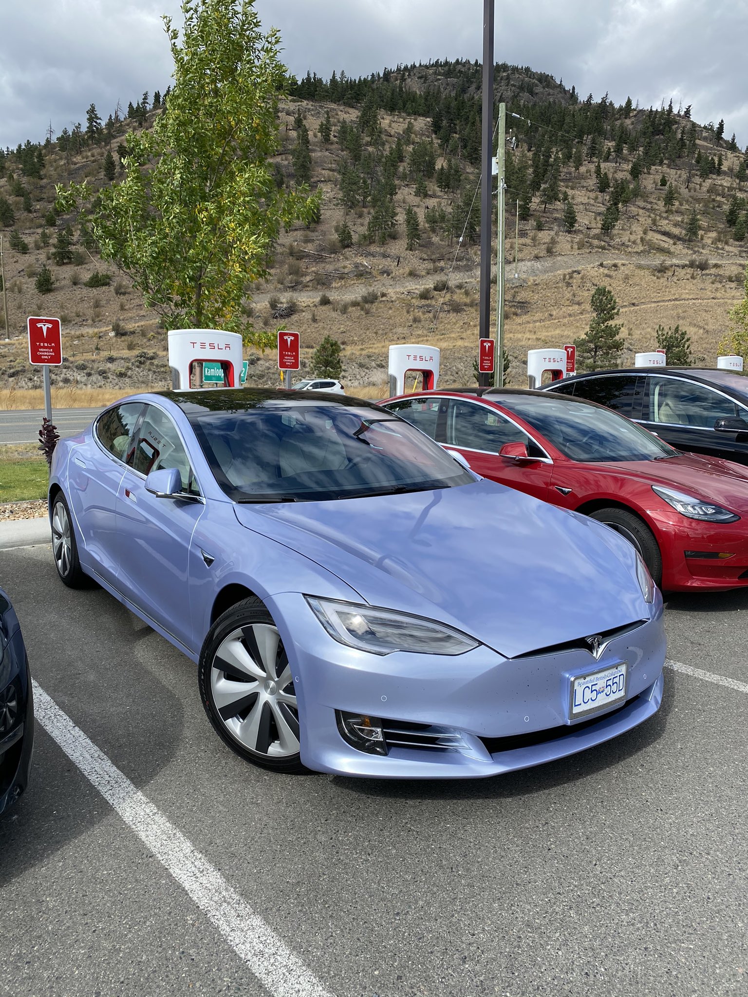 Tesla Model S Light Blue