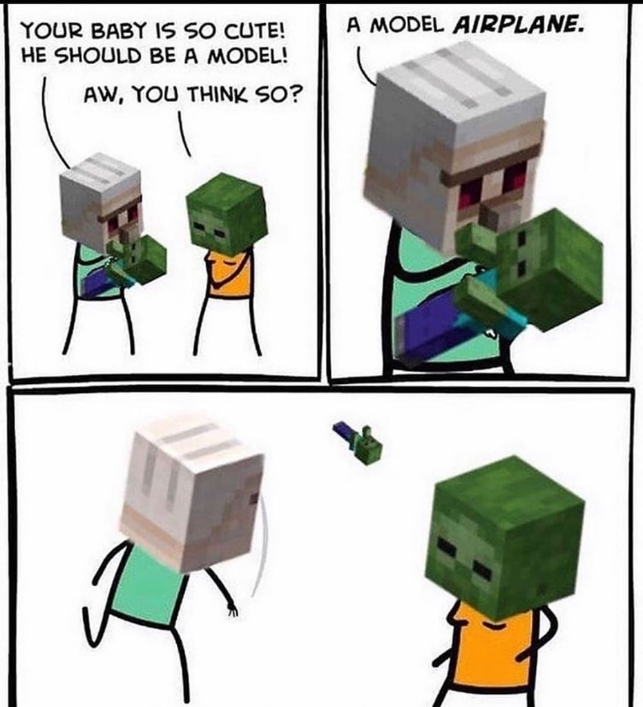 Zombie Minecraft Memes Minecraft Minecraft Memes GIF Minecraft
