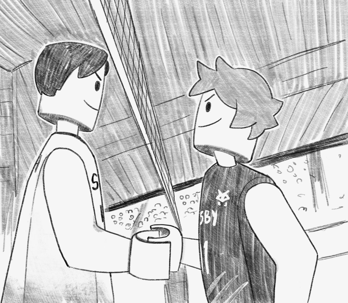 「kagehina pre-game rituals 」ana @ commissions openの漫画