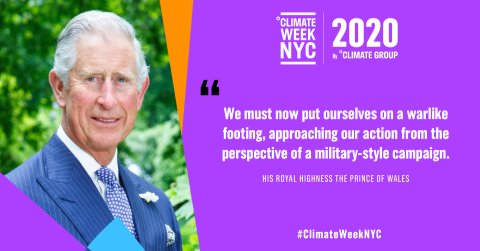 Climate Group on Twitter: "We are honored to have HRH The Prince of Wales deliver a keynote ...