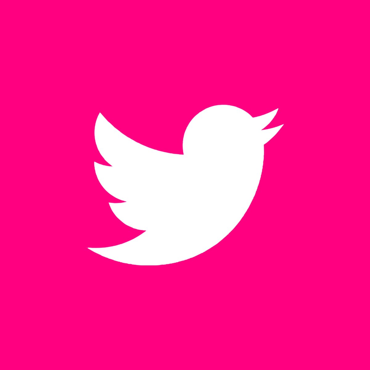 Pink Twitter Icons