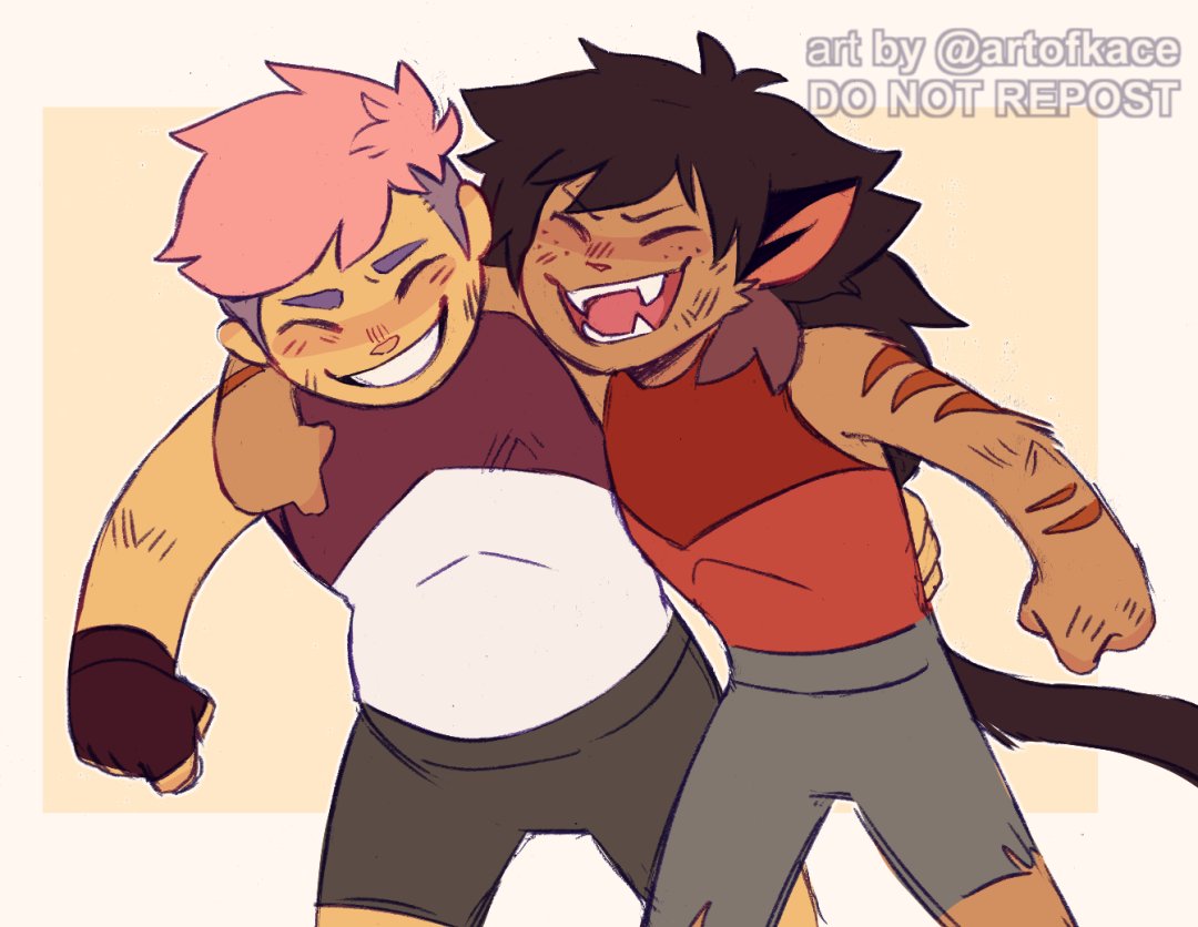 「Glimmer and Catra growing up together in」|Moved accounts!のイラスト