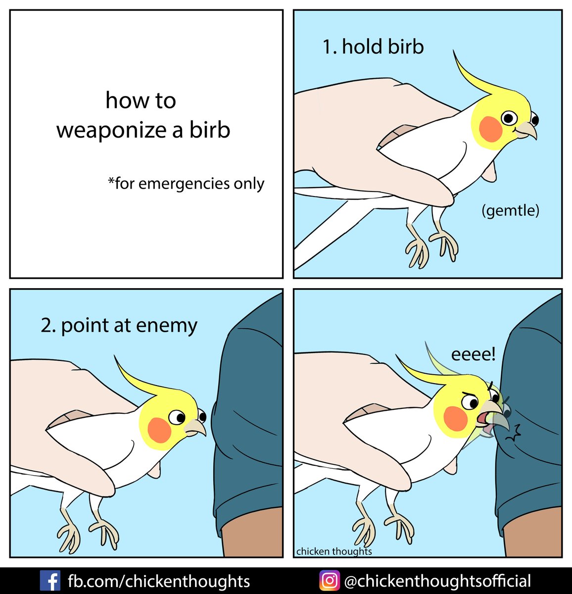 「do not try at home. danger! --- Preorder」|Chicken Thoughtsの漫画