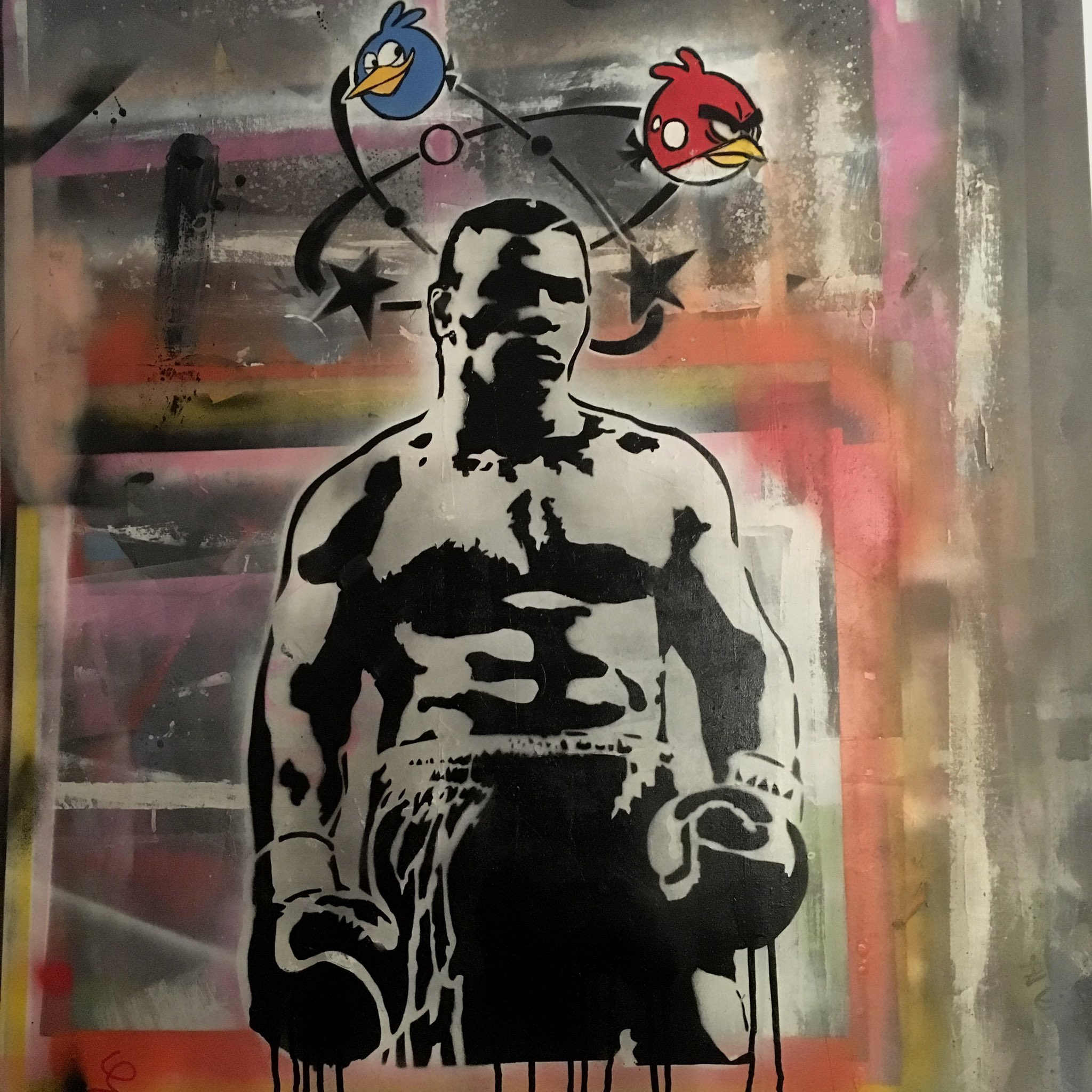 Mike Tyson Stencil