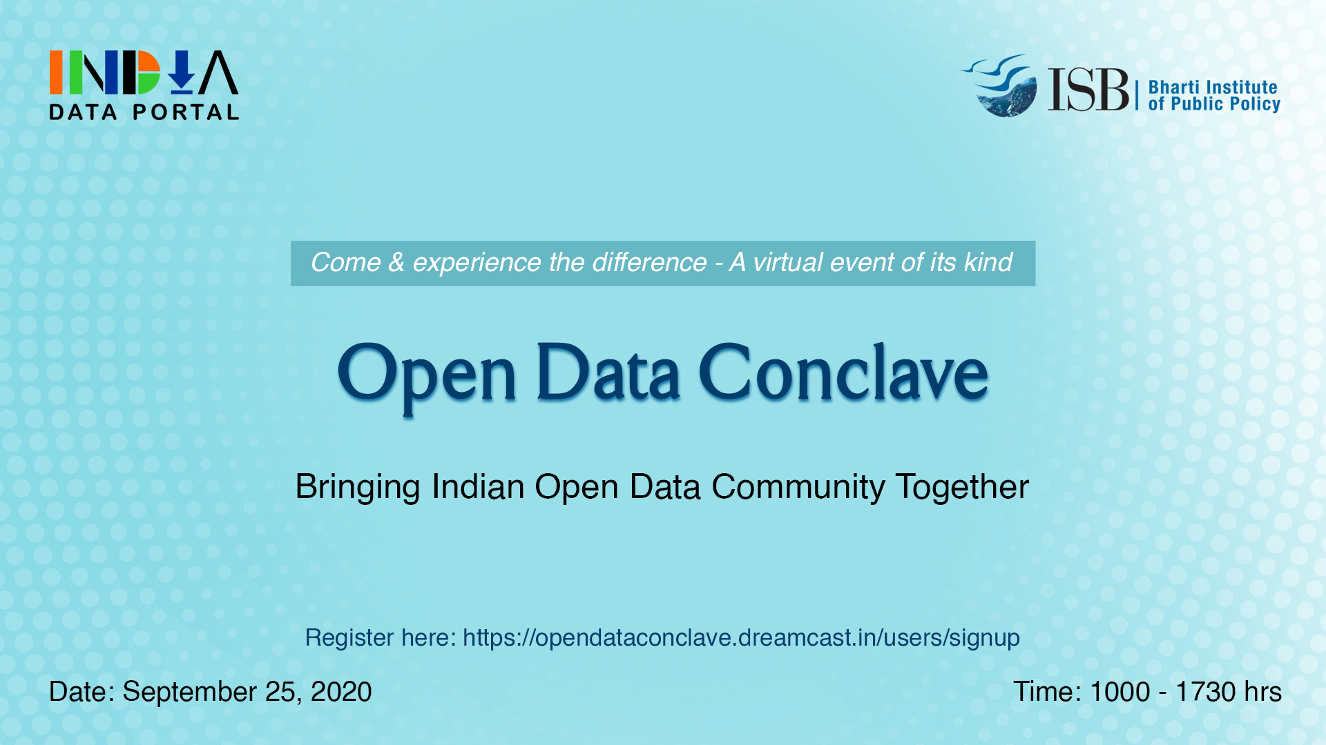 Bharti Institute of Public Policy on Twitter: "The #OpenDataConclave hosted by @IndiaDataPorta1 ...